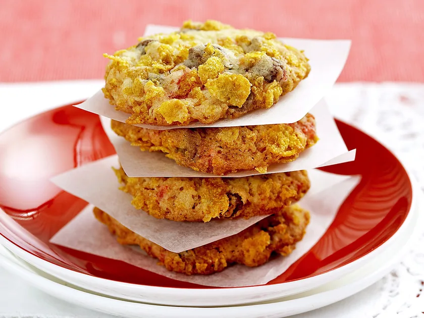 Choc cornflake biscuits