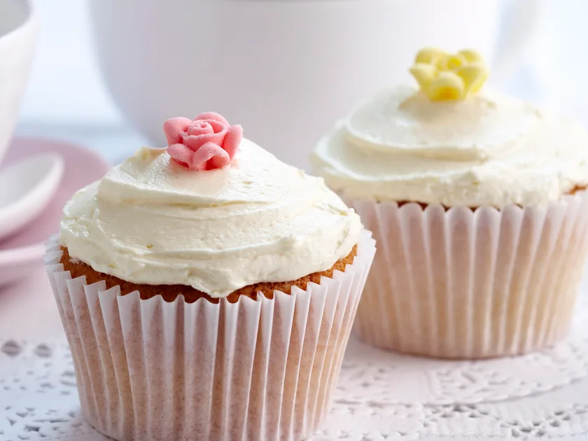 Iced cupcakes