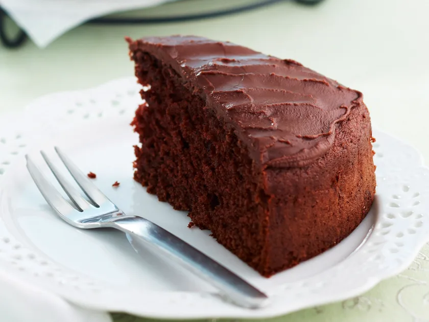 Luscious light chocolate cake