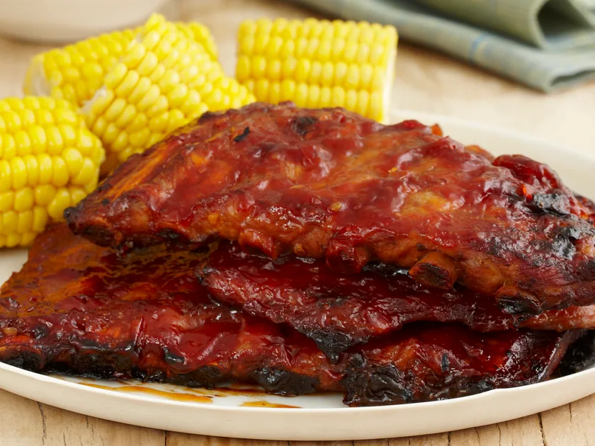 Oven-baked chilli pork ribs