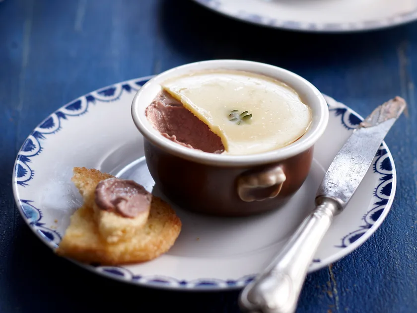 Pate with brioche toast