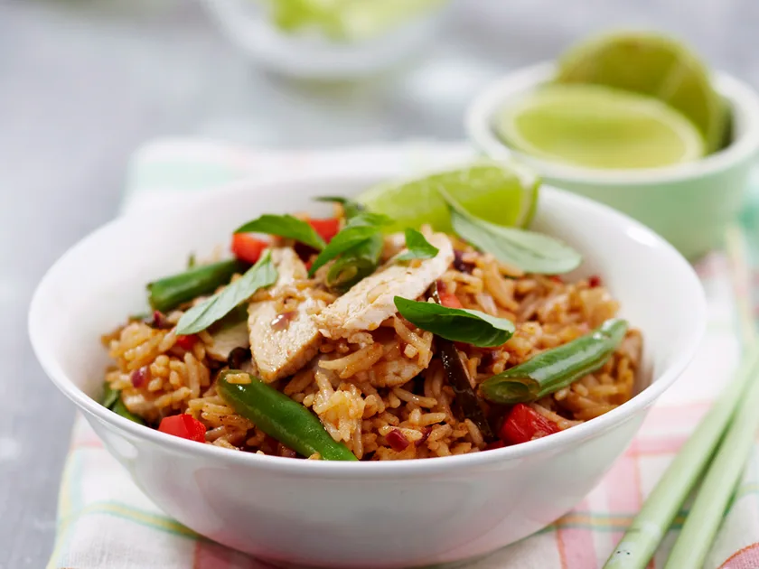 Thai-style chicken fried rice recipe