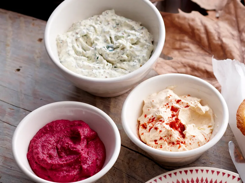 Trio of dips with fresh ciabatta bread recipe