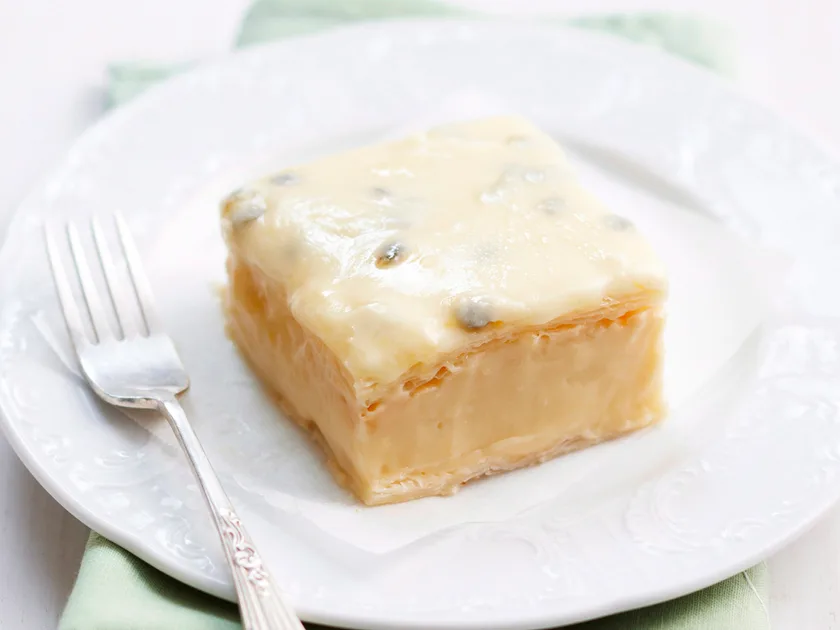 Vanilla cream custard slice recipe