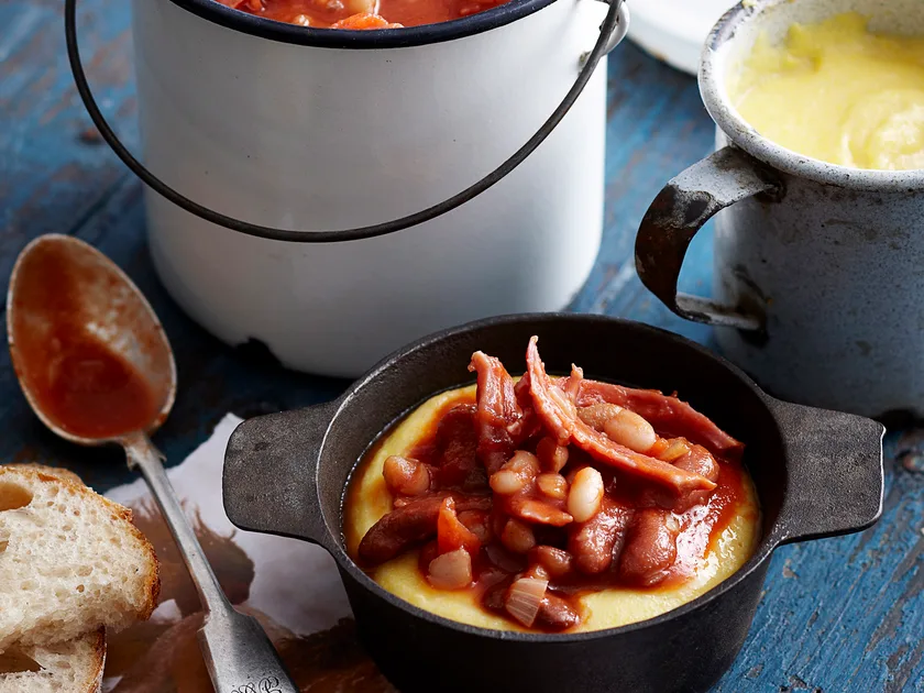 Boston beans and grits recipe