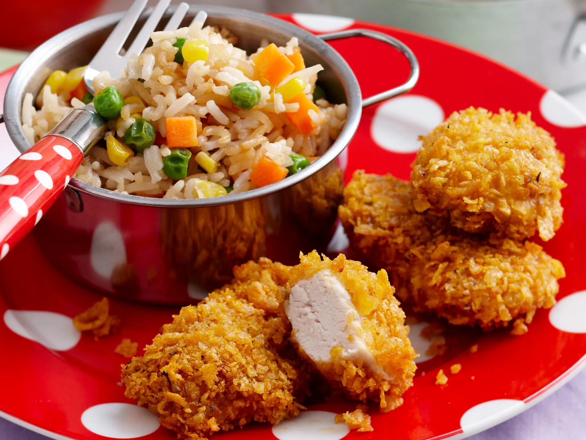 how to make rice nuggets