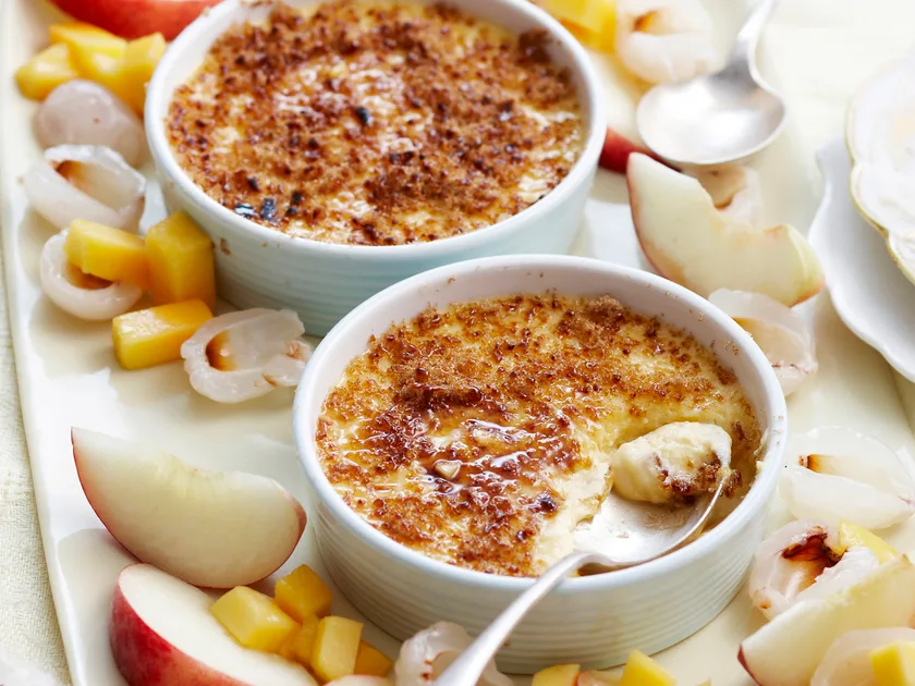 Tropical ginger brulee