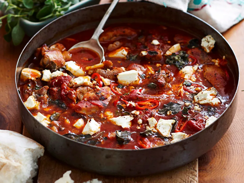 Saganaki chicken