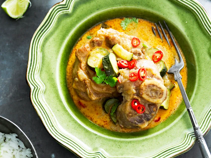 Spicy asian veal