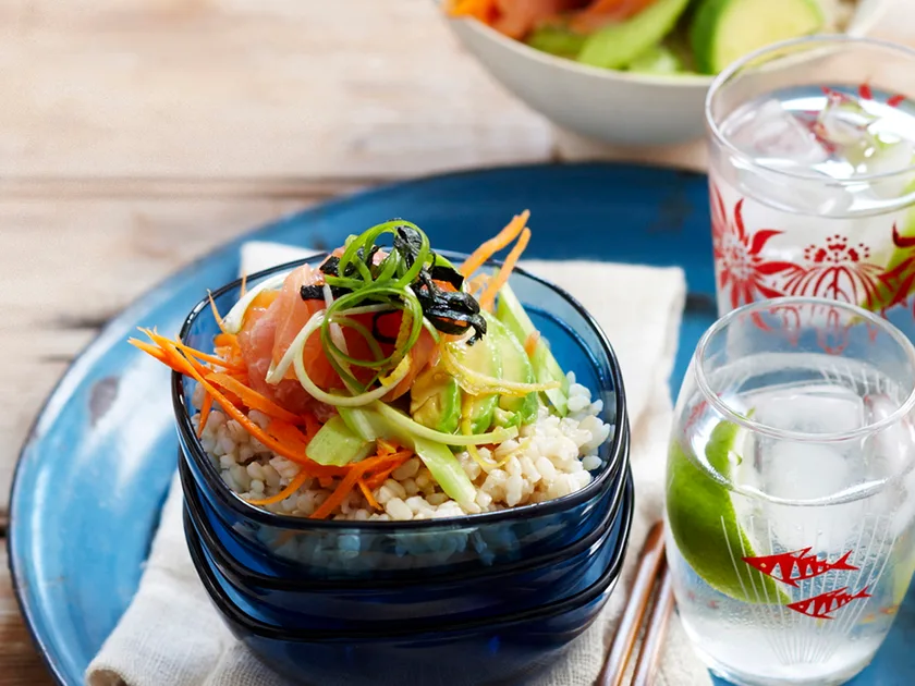 Sushi rice bowl