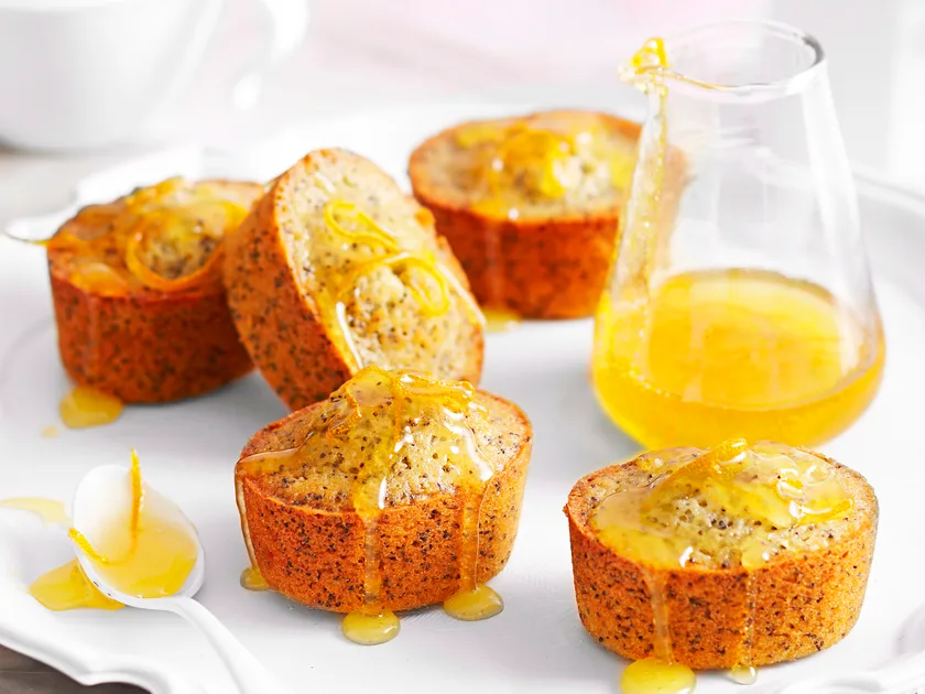 Orange and poppy seed friands