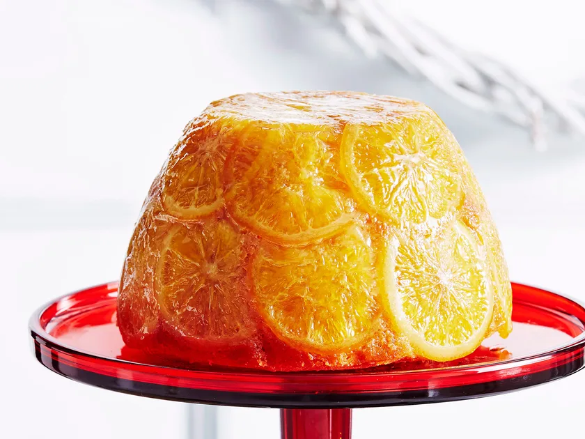 Orange steamed pudding