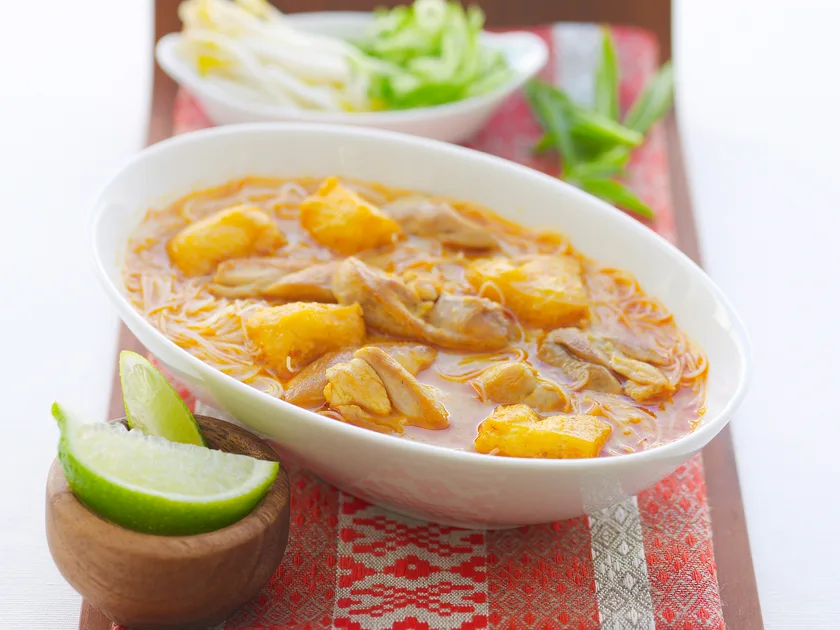 Easy chicken laksa
