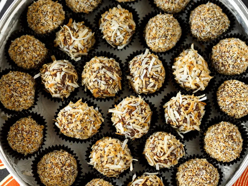 Brandied ginger balls