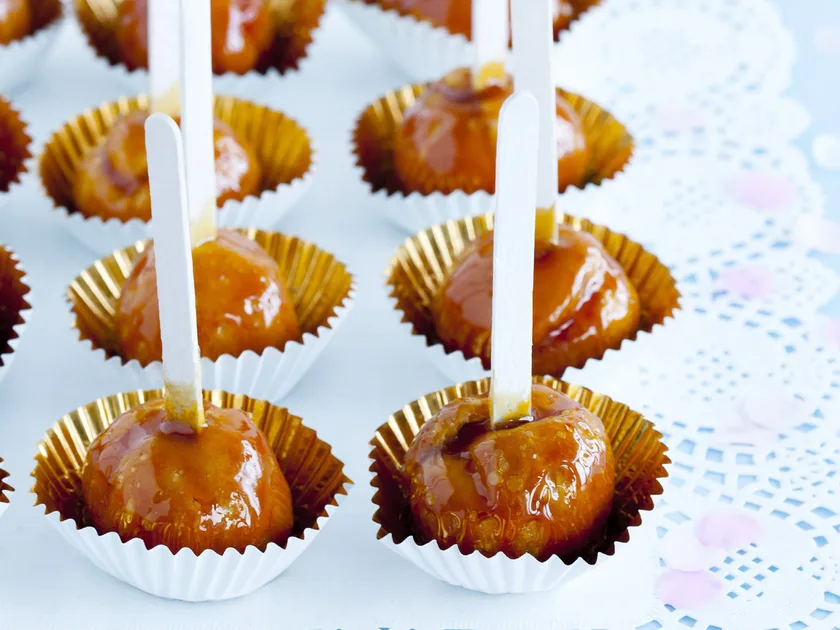Toffee puff pops