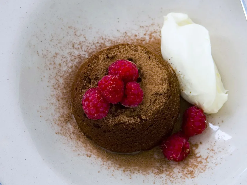 Soft-centred chocolate puddings