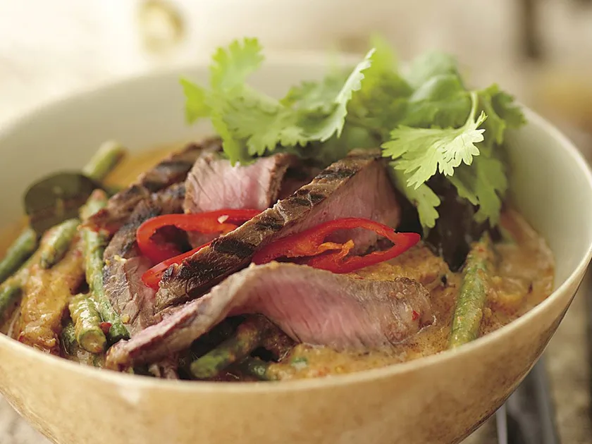 Beef panang curry