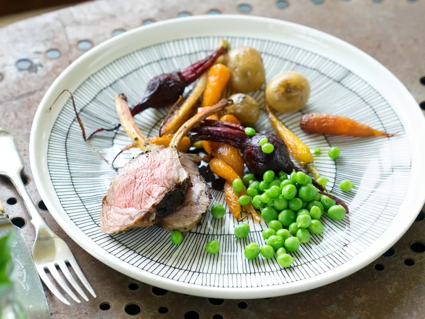 Quick roasted baby vegetables for kids