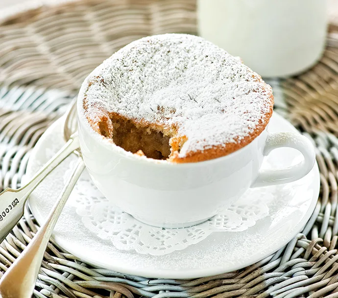 Feijoa sponge pudding