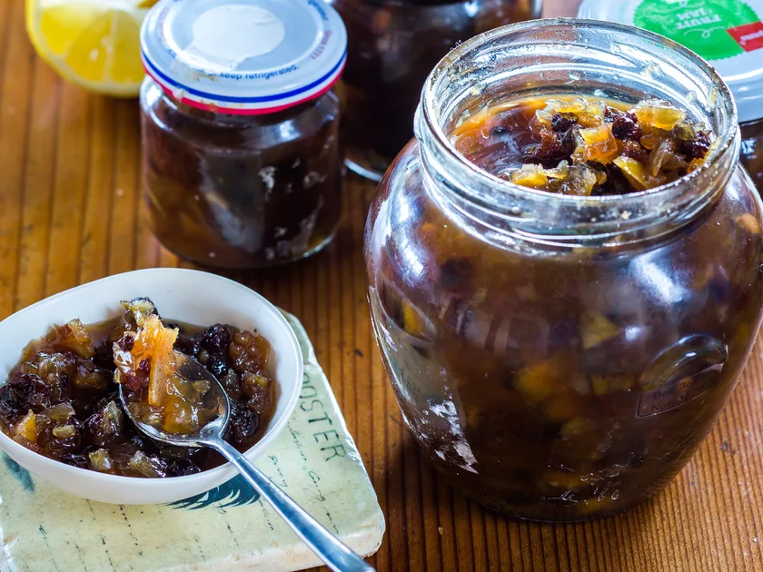 Lightly spiced lemon and onion chutney recipe