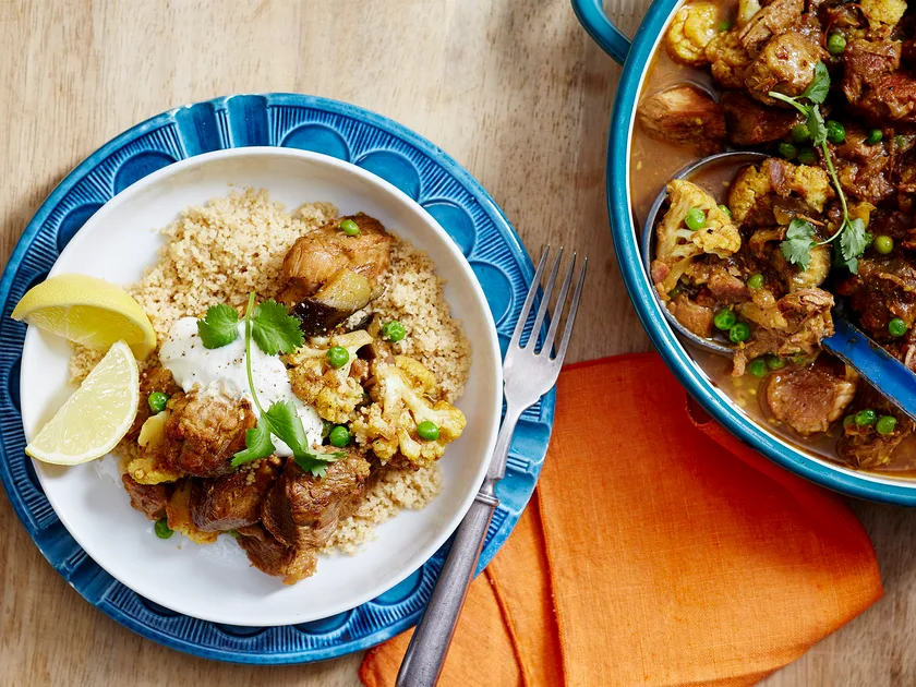 Middle Eastern spiced pork with dates