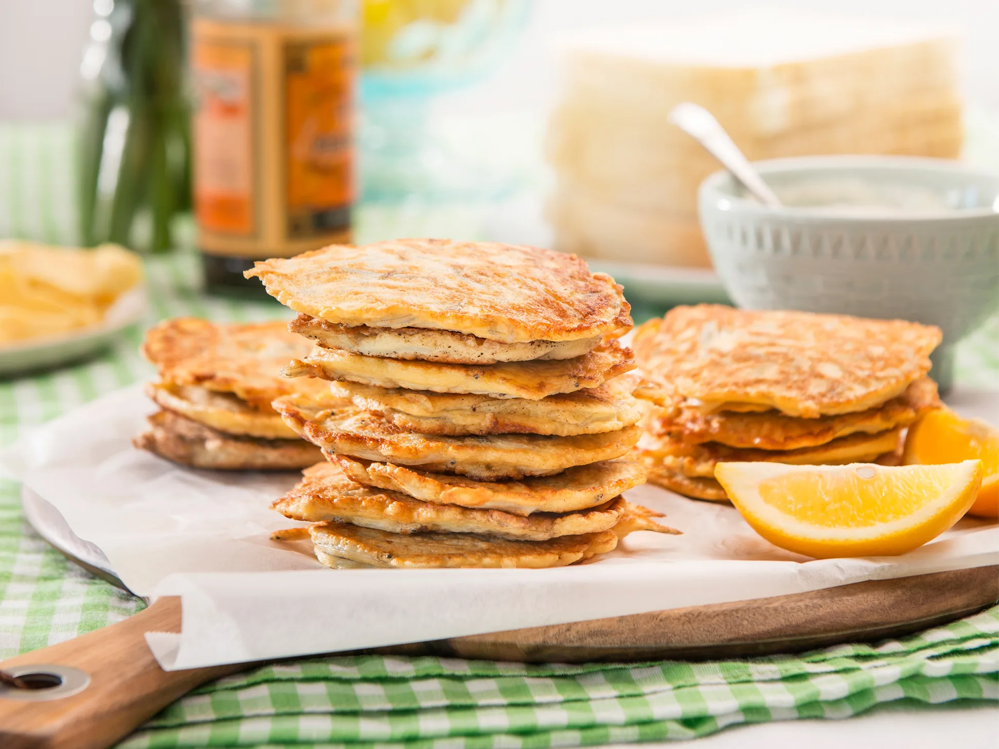Classic mussel fritters