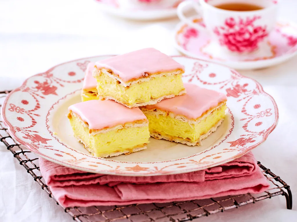 Chocolate Weet-Bix custard slice