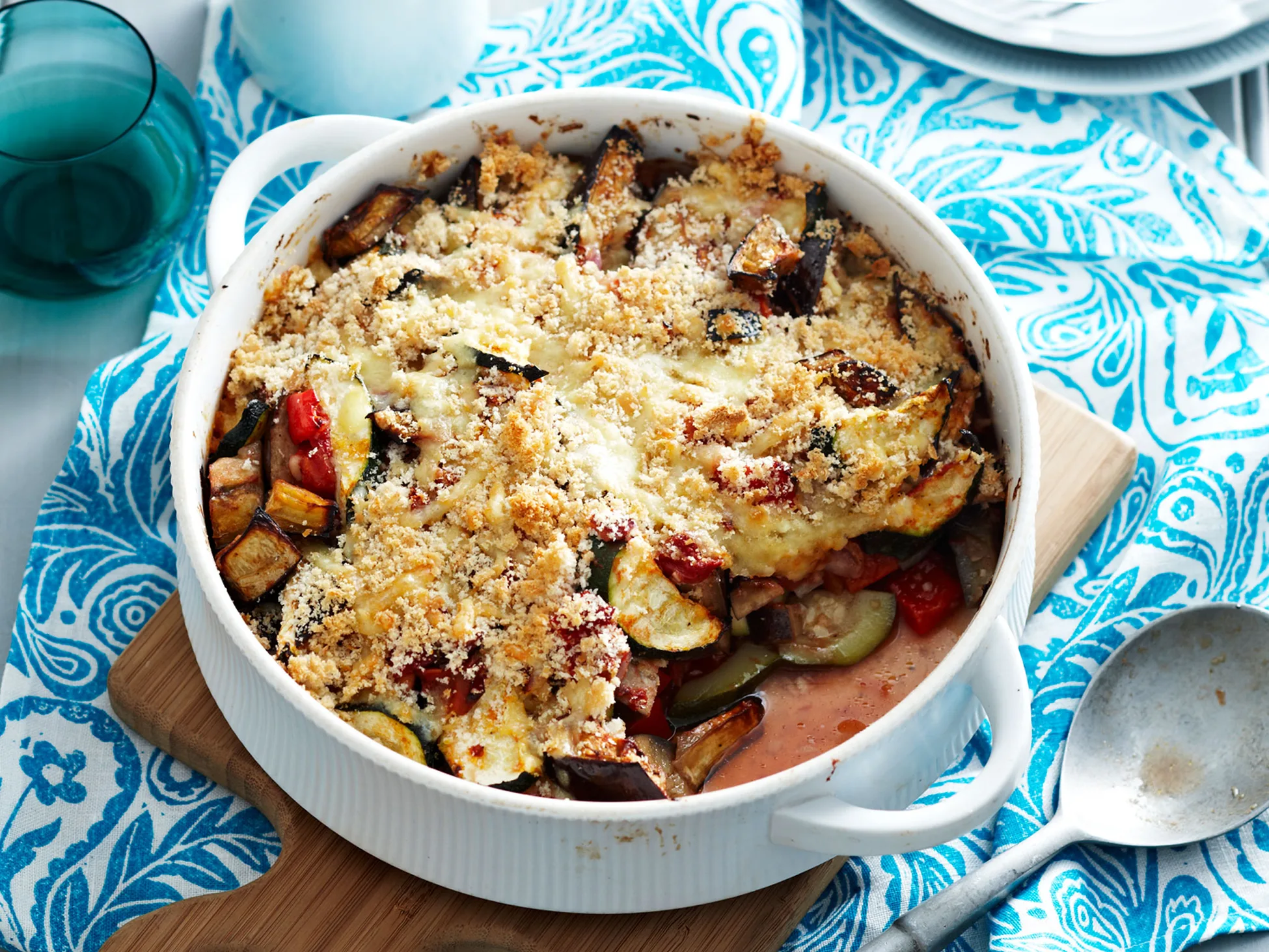 Crispy vegetable bake