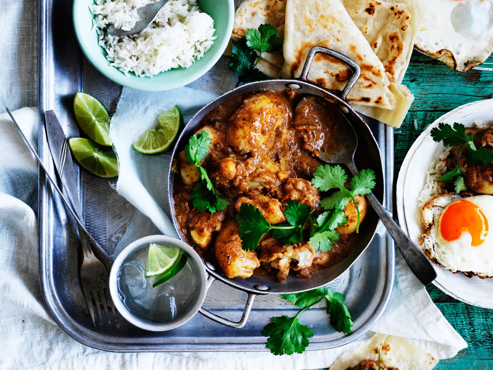 Potato and egg rendang