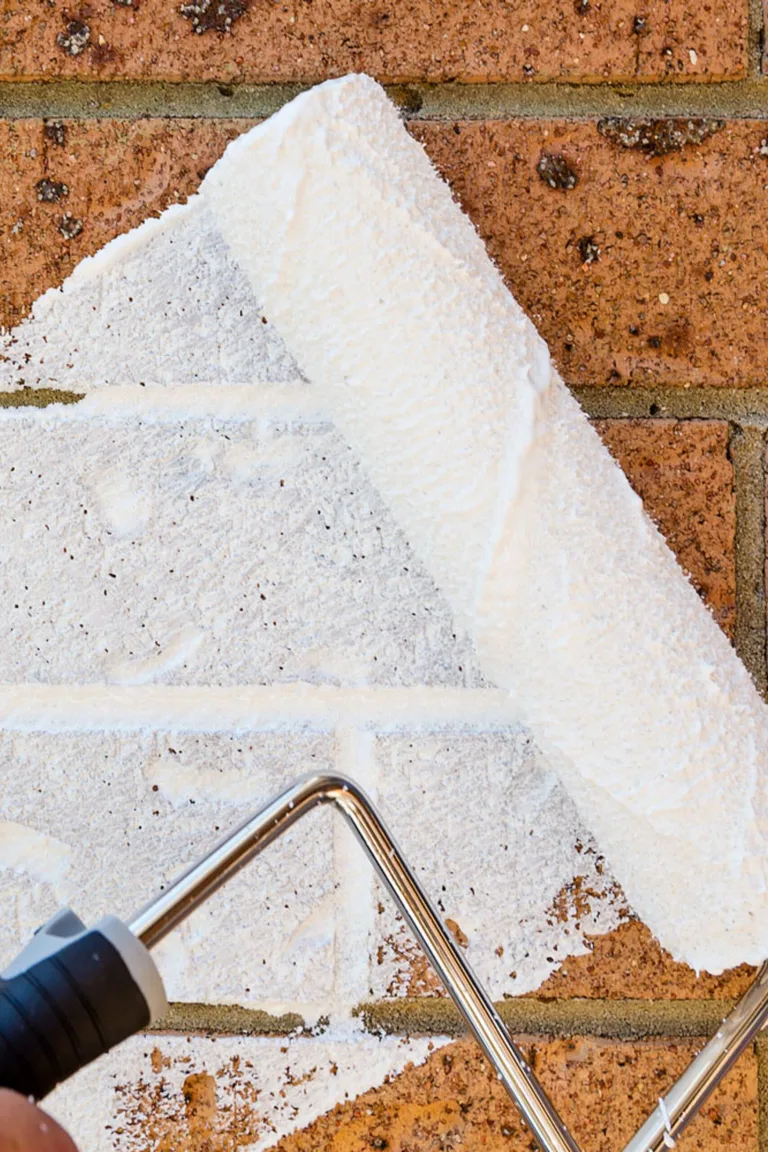 6 easy steps to paint a plain brick wall | Better Homes and Gardens