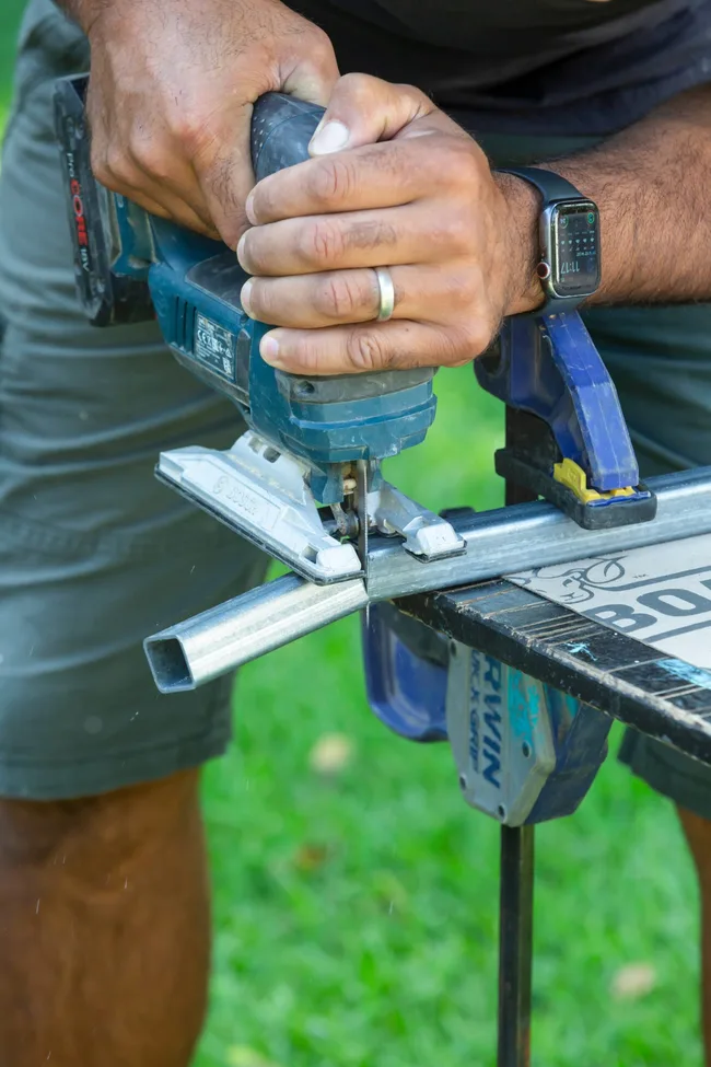 How to build a timber gate with a prefabricated metal frame | Better ...
