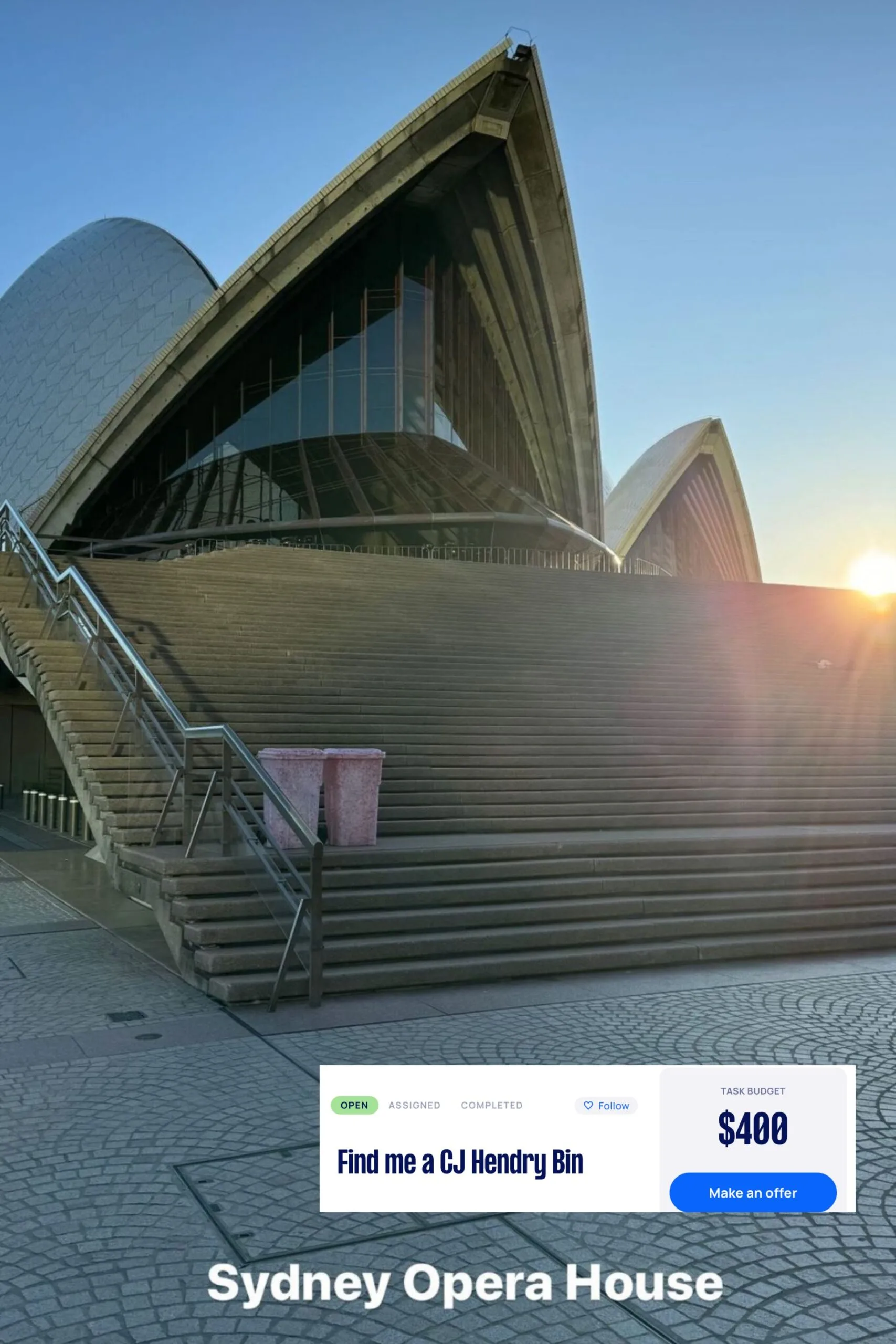 There’s a bougie wheelie bin hunt happening right now in Australia ...