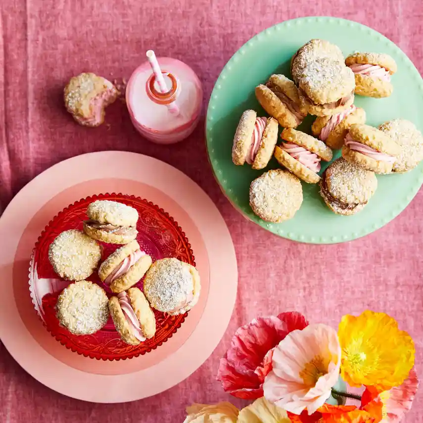 Rose petal melting moments recipe - Better Homes & Gardens Australia