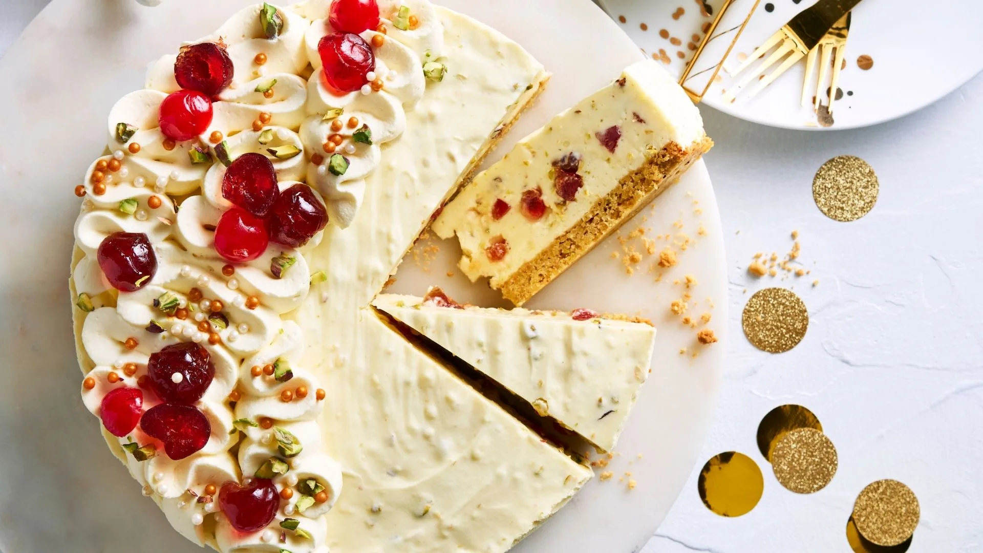 White Christmas mousse cake - Better Homes & Gardens Australia