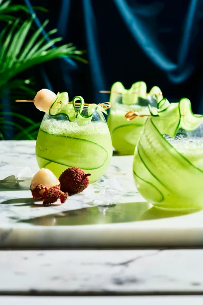 Cucumber spritz with lychee - Better Homes & Gardens Australia