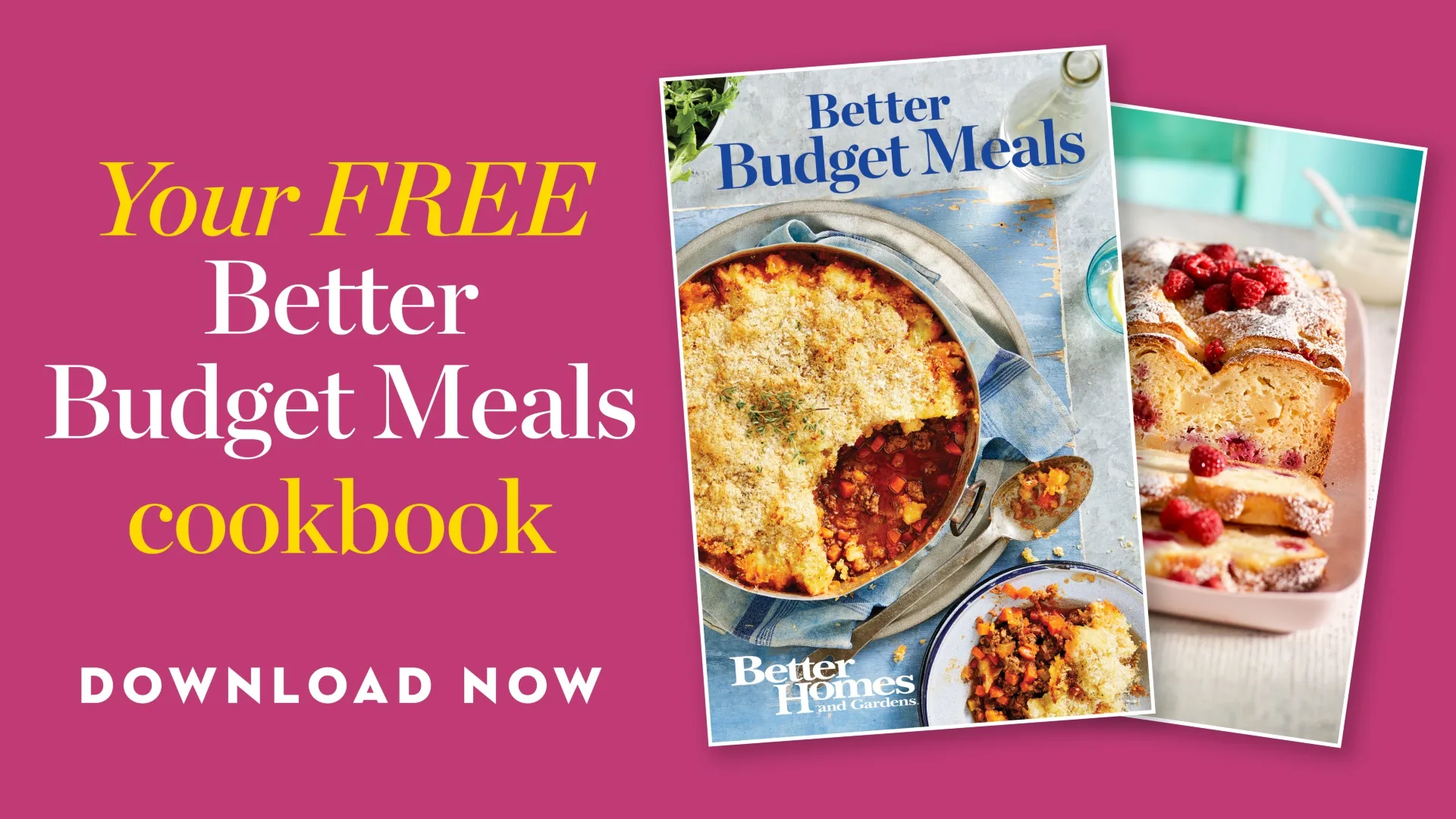 Get your free Better Budget Meals cookbook - Better Homes & Gardens ...