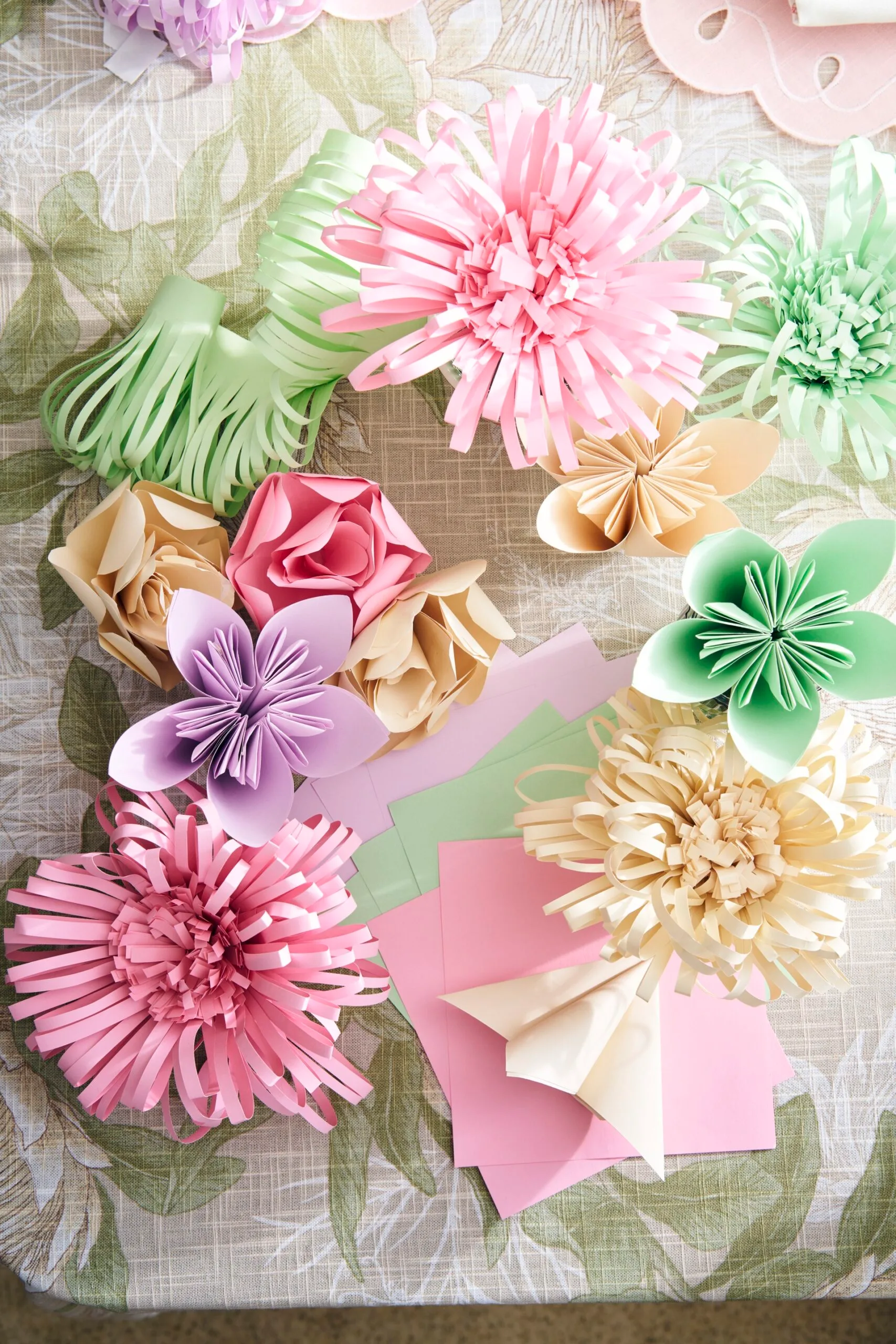 How to fold paper flowers - Better Homes & Gardens Australia