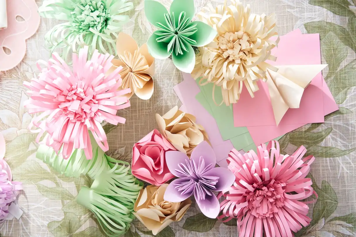 How to fold paper flowers - Better Homes & Gardens Australia