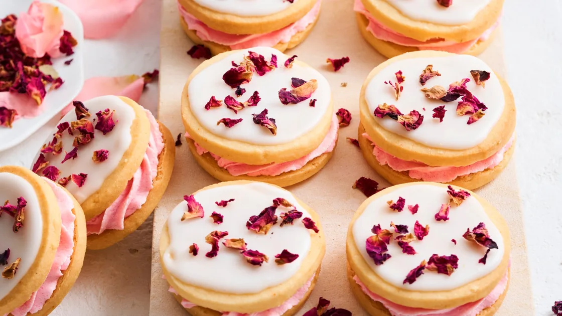 Rose petal melting moments recipe - Better Homes & Gardens Australia