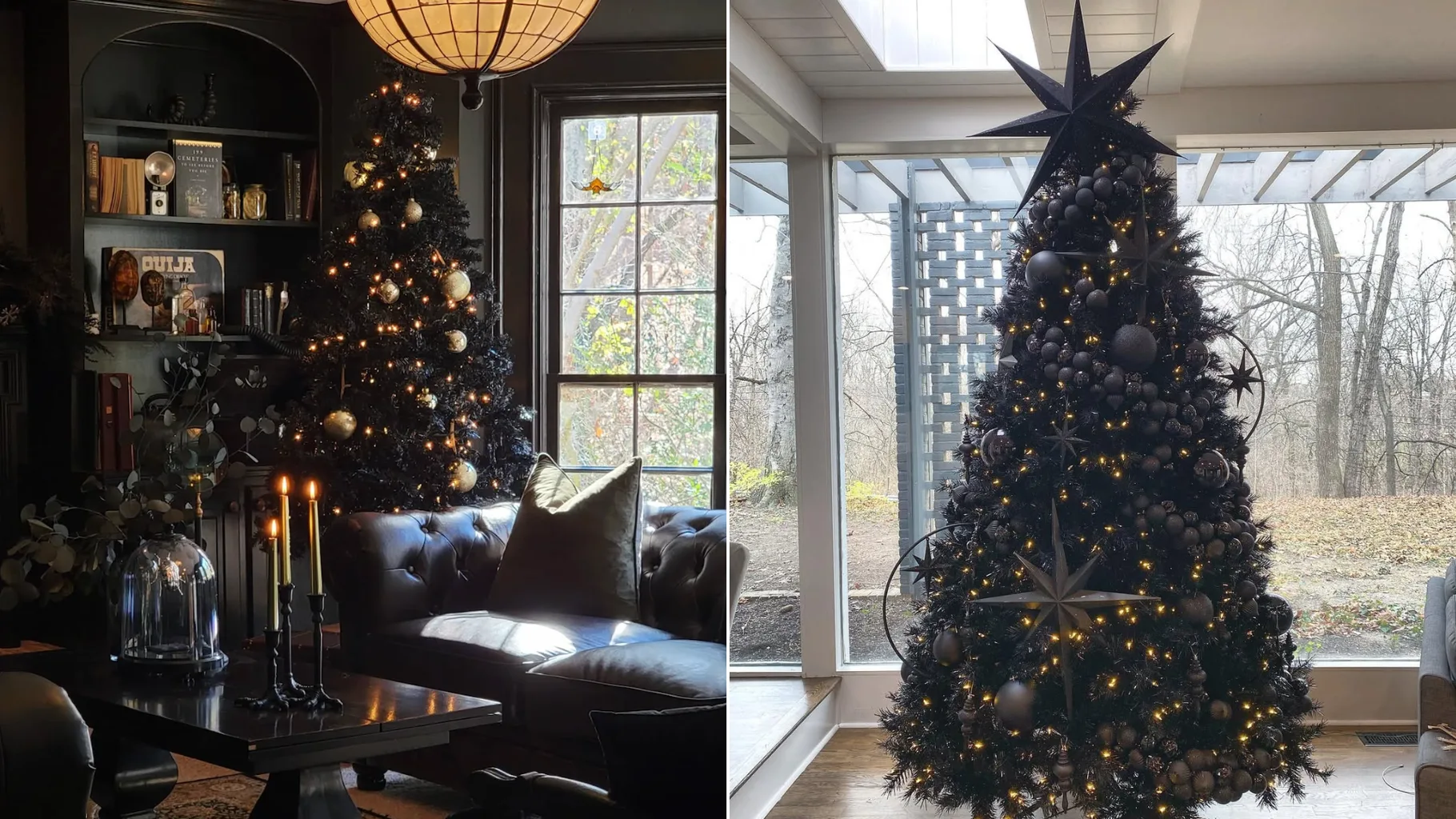 The Black Christmas Tree Trend Is Dividing The Internet