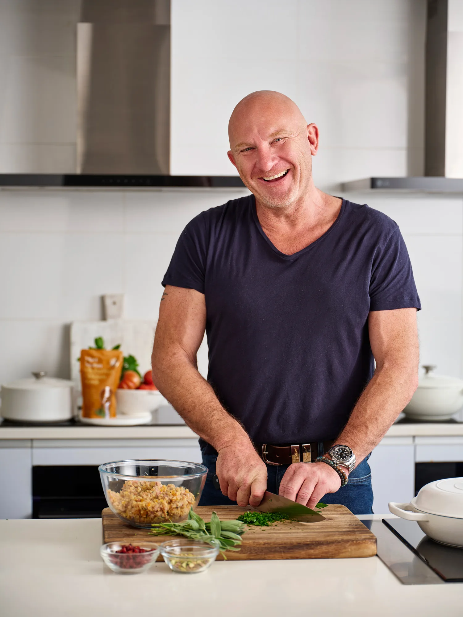 You need to try Matt Moran's roast chicken recipe with stuffing ...