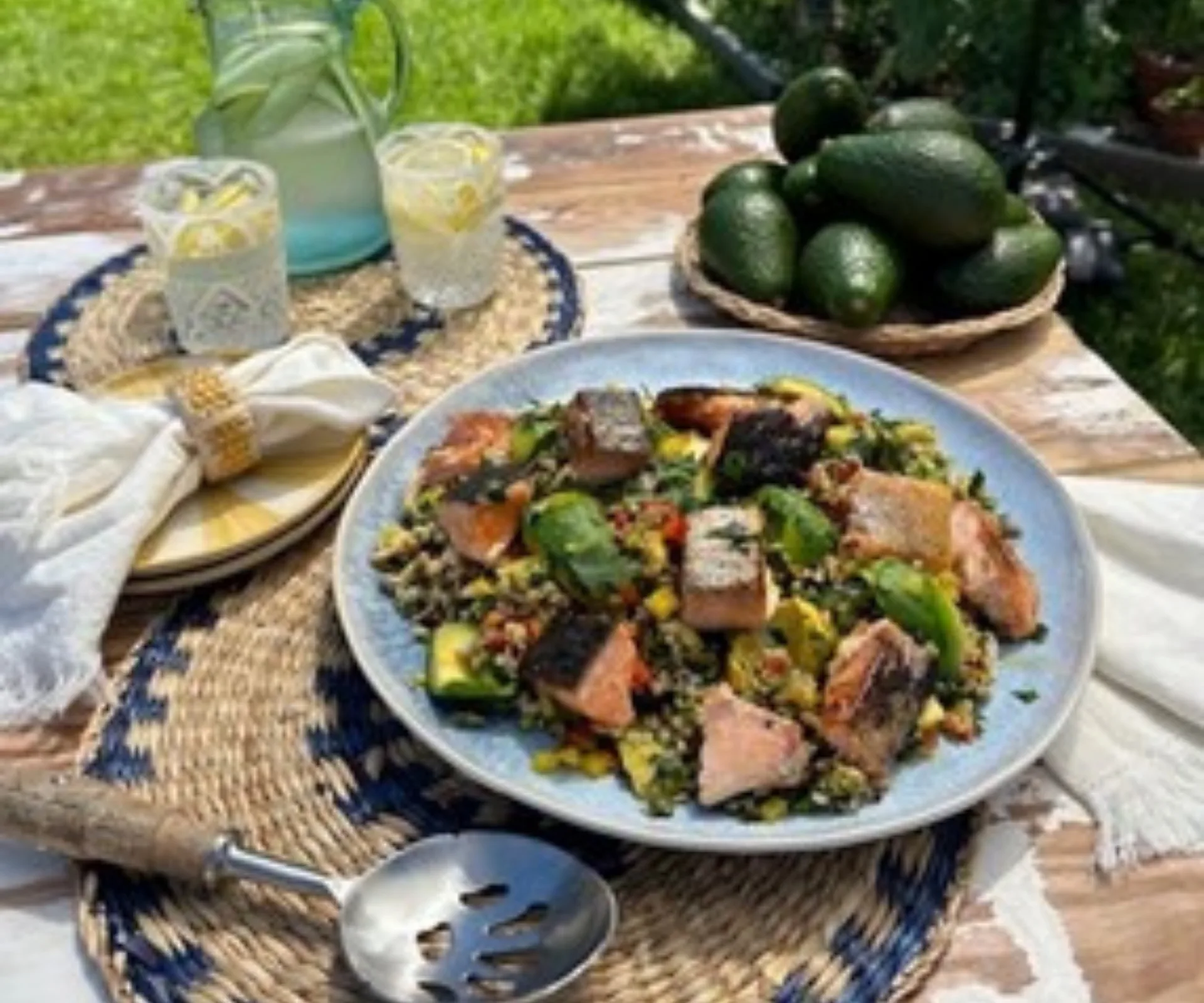 Simple salmon and avocado grain salad - Better Homes & Gardens Australia