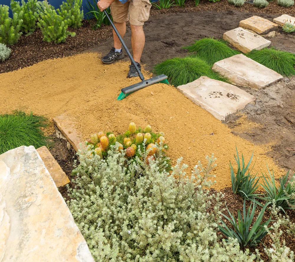 Build a Sandstone Path: Enhance Garden Walkways