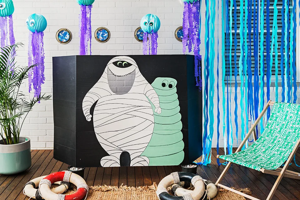 Kids party monster photo booth project | Better Homes & Gardens Australia
