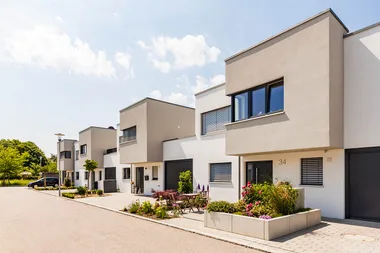 Rendering a house: before and after photos