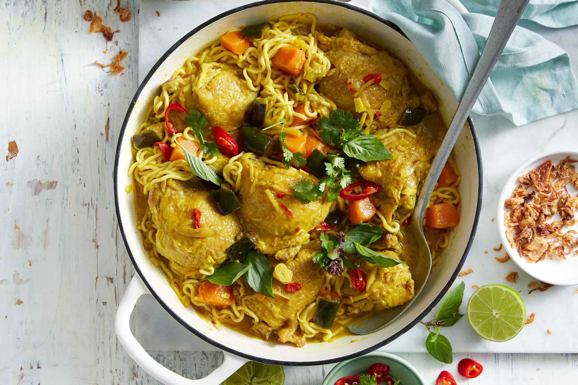 Coconut Braised Chicken with Sweet Potato - Better Homes & Gardens ...