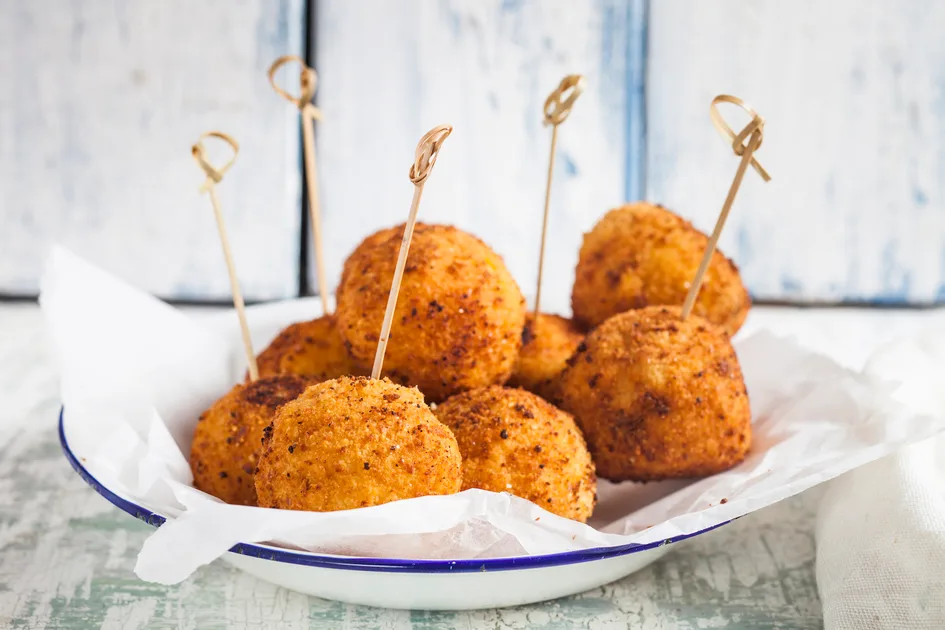 What sauces should I serve with arancini balls?