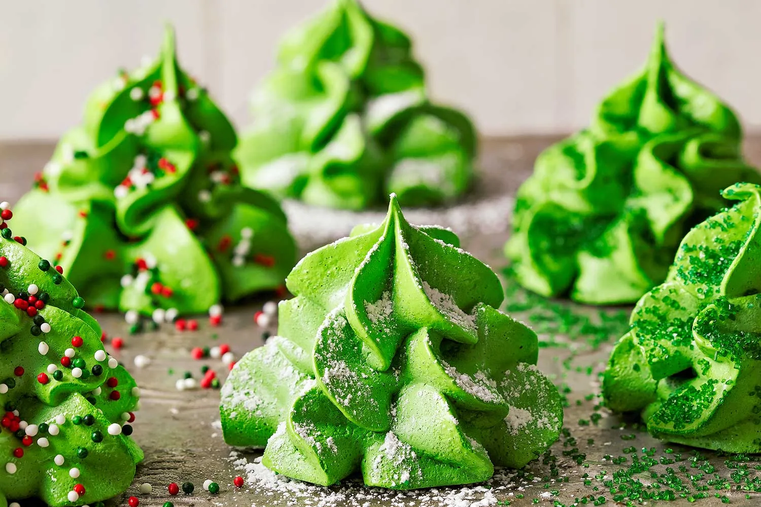 Meringue Christmas trees recipe Recipe | Better Homes & Gardens Australia