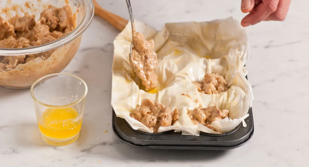 Filo pastry chicken pies recipe Recipe | Better Homes & Gardens Australia