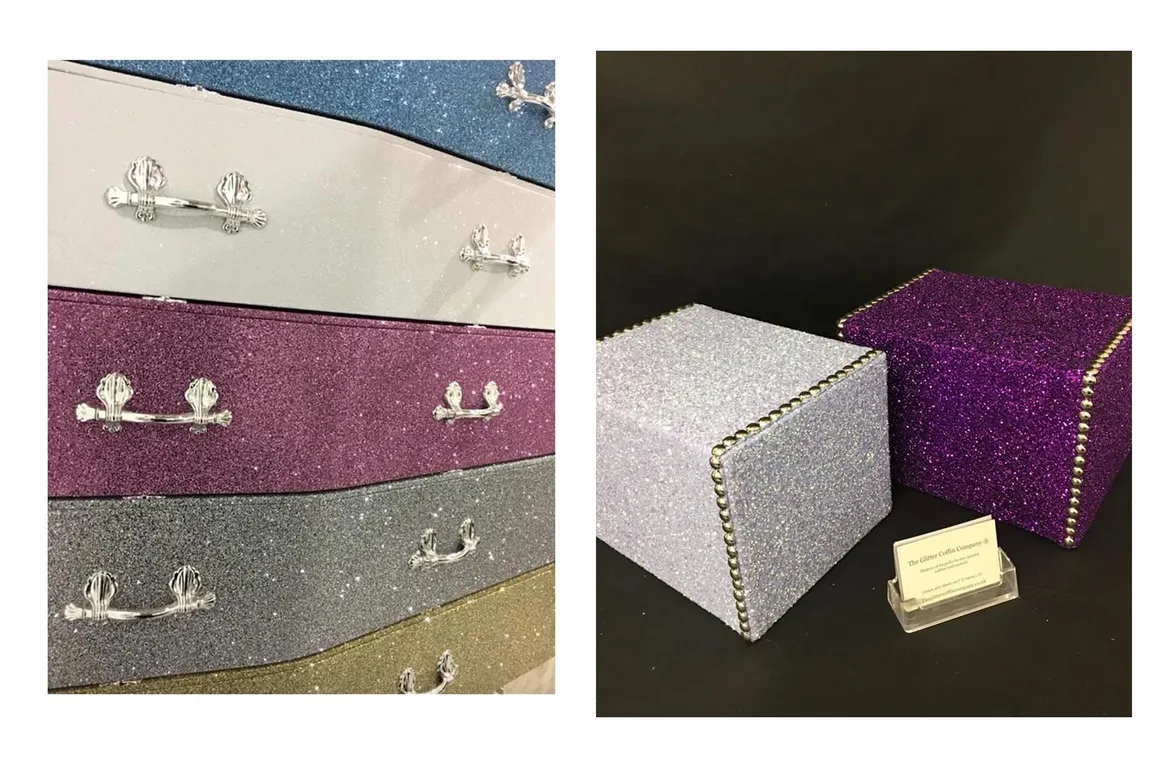 You can now buy real glitter coffins | Better Homes & Gardens Australia